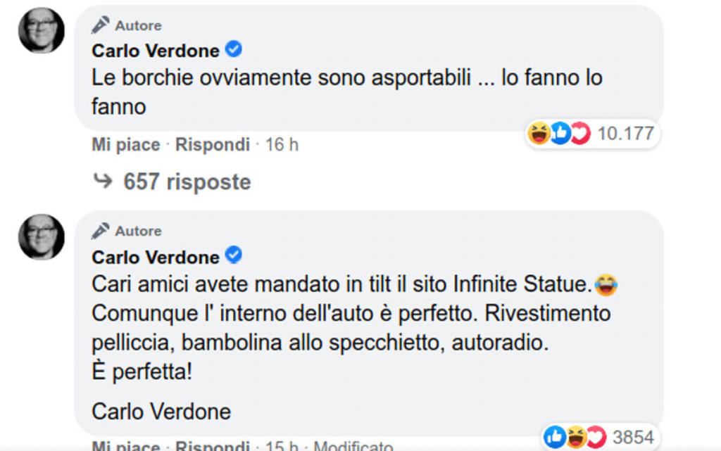 Le auto di Bianco, rosso e Verdone: Amitrano sull'Alfasud, Furio con ...