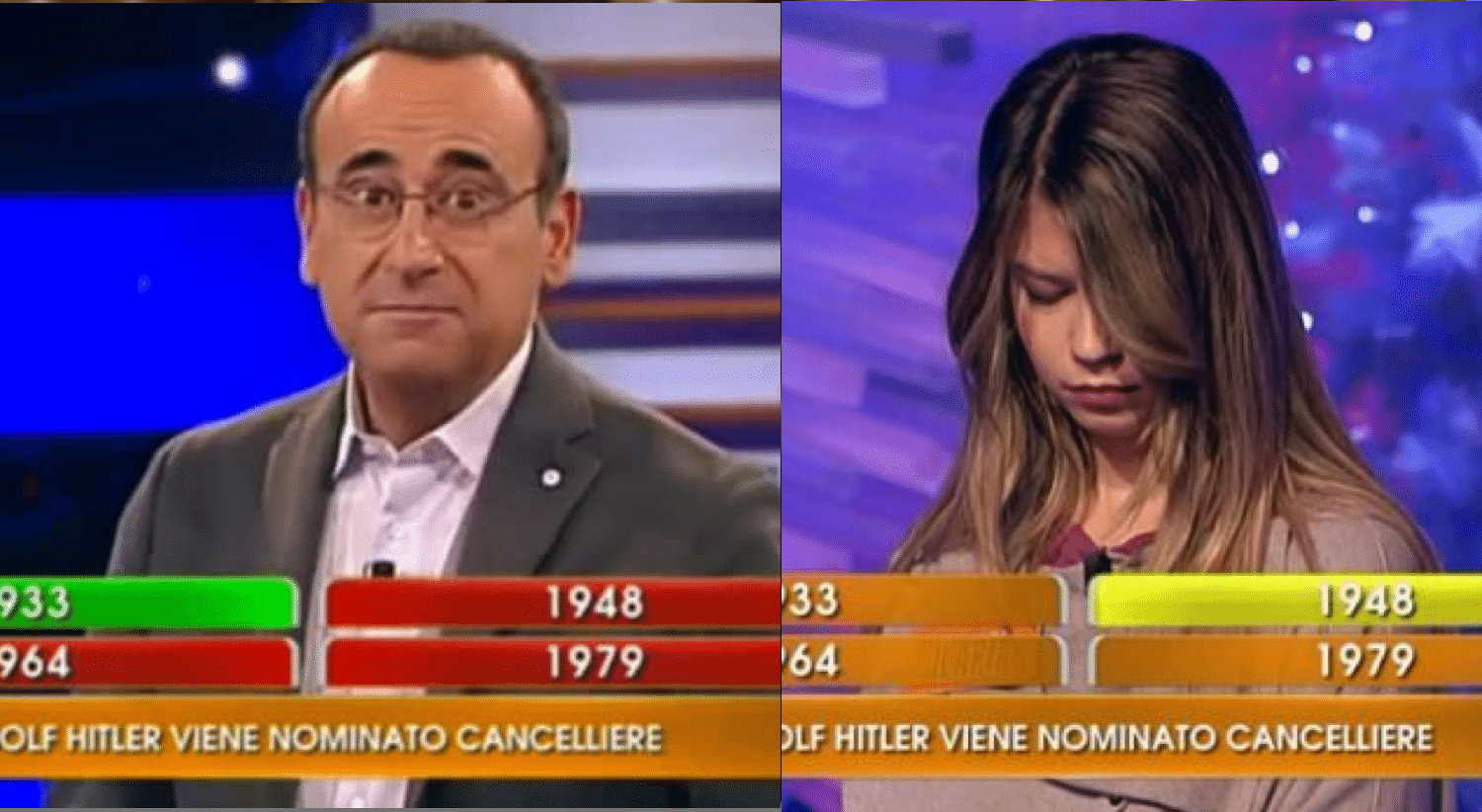 L'Eredità e gli svarioni su Hitler e Mussolini