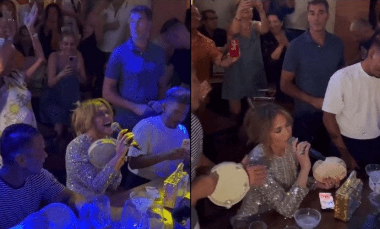 Jennifer Lopez "sono italiana", e canta scatenata all'Anema e Core a ...