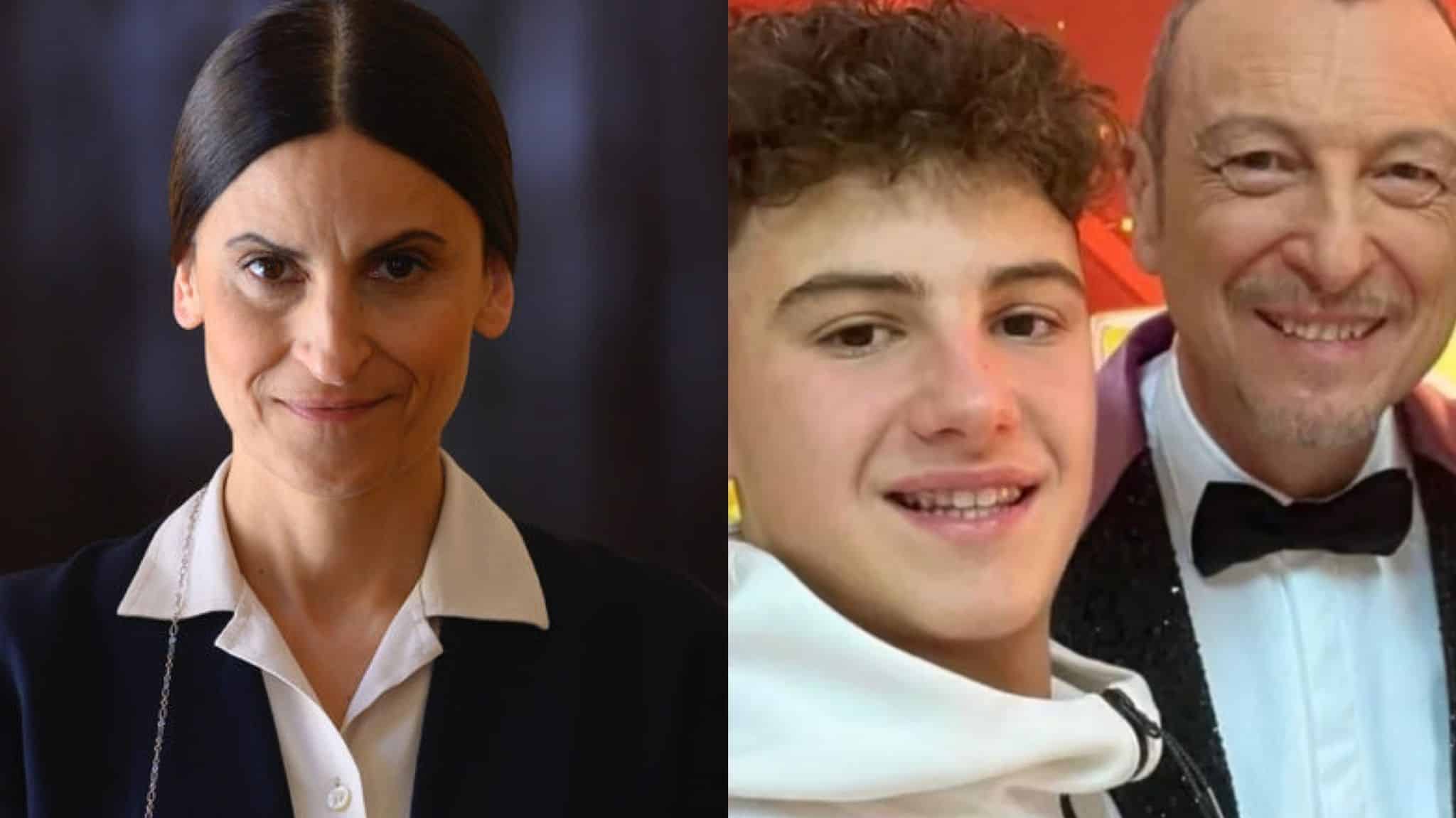 Il figlio di Amadeus rimproverato dalla sorvegliante del Collegio